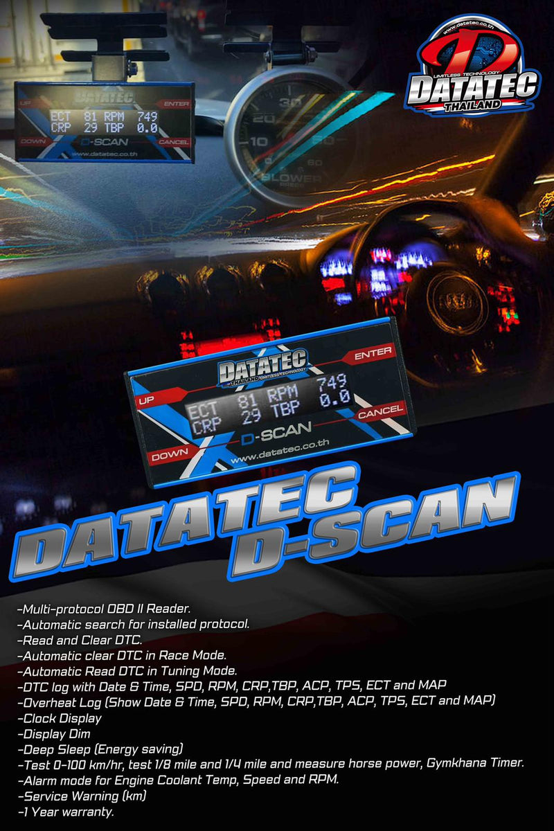 Datatec Displays and OBD Readers – Spec Performance / Diesel Tuning Systems